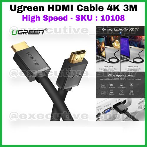 Jual Ugreen HDMI Cable 4K 3M - High Speed - SKU 10108 - Kota Pekanbaru ...