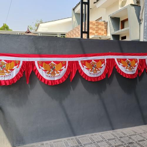 Jual Bendera background / backdrop merah putih Garuda - 4 - Kota ...