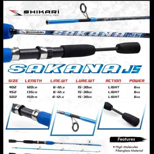 Jual joran daido sakana js 120 135 150 cm joran fiber solid pancing ...