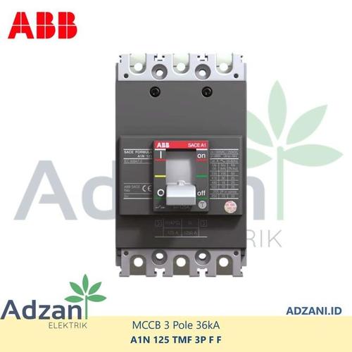 Jual ABB MCCB 3P 70A 36kA A1N 125 TMF 70-700 1SDA066728R1 Breaker ...