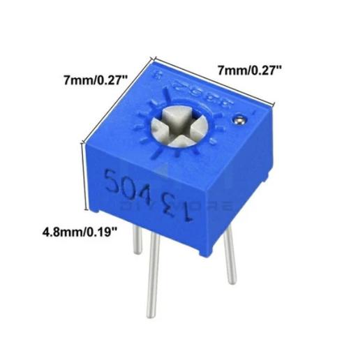 Jual Variable Resistor 3362P 50K Potensiometer VR komponen listrik 50 ...
