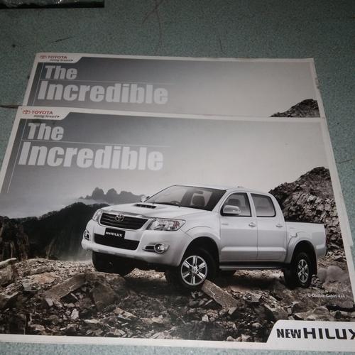 Jual Brosur Asli TOYOTA NEW HILUX Type G - Doubel Cabin 4x4 - Kota ...