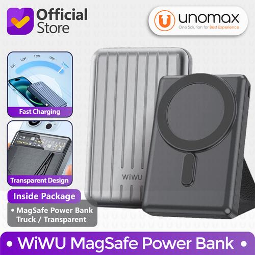 Promo MagSafe Power Bank WiWU Transparan/Trunk 10000/5000mAh Fast ...