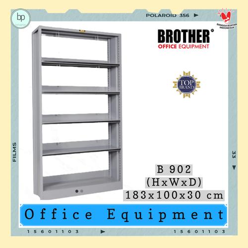 Jual Rak Buku Besi Brother B 902-Rak Besi Tinggi 5 Ruang-BeliPartisi ...