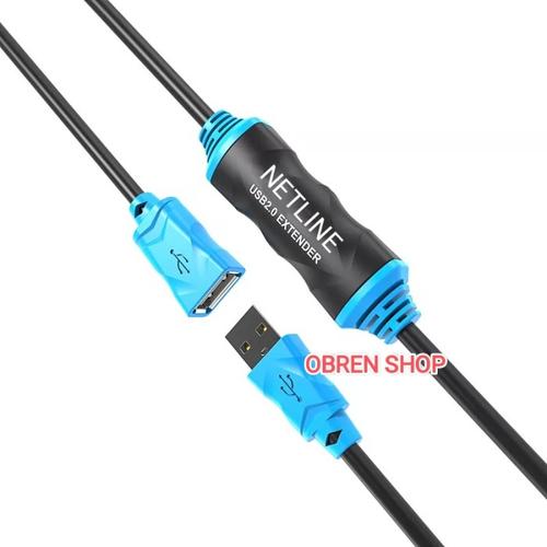 Jual Netline Kabel USB 2.0 Extender Aktif 10M 15M 20M 30M Active ...