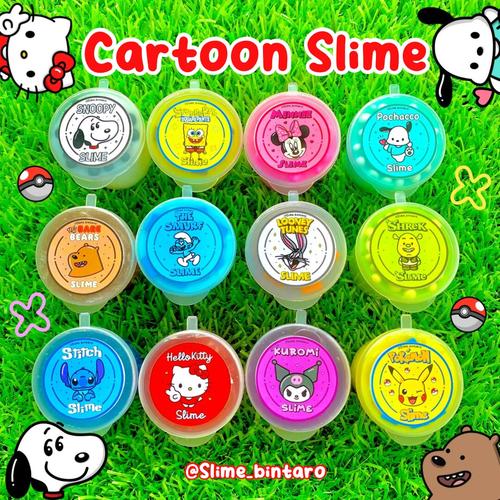 Jual CARTOON SLIME 25 ML BY SLIME BINTARO || SLIME MINI || SLIME KECIL ...