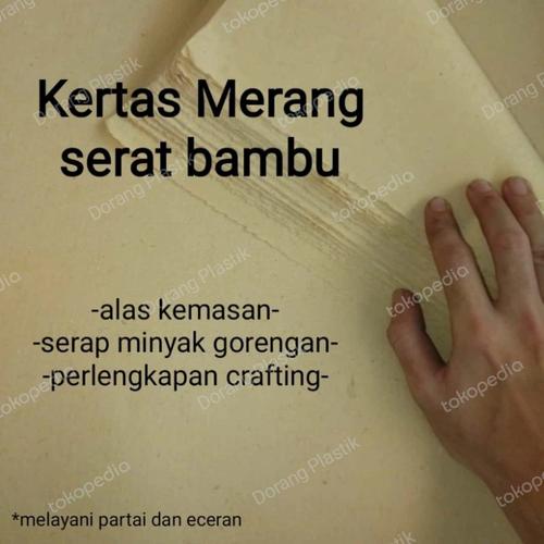 Jual Kertas Merang Serat Bambu Serap Minyak 64 x 46cm (per pack ...