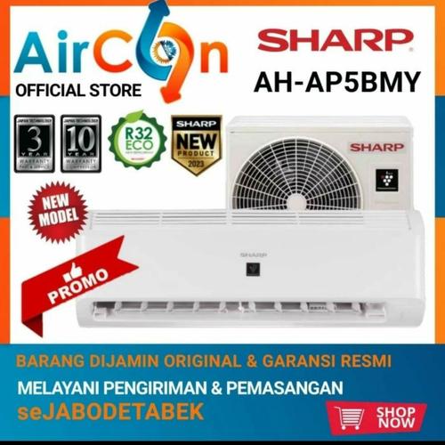 Jual AC SHARP AH - AP 5 SSY THAILAND 1/2PK + PASANG INSTALASI STD LOW ...