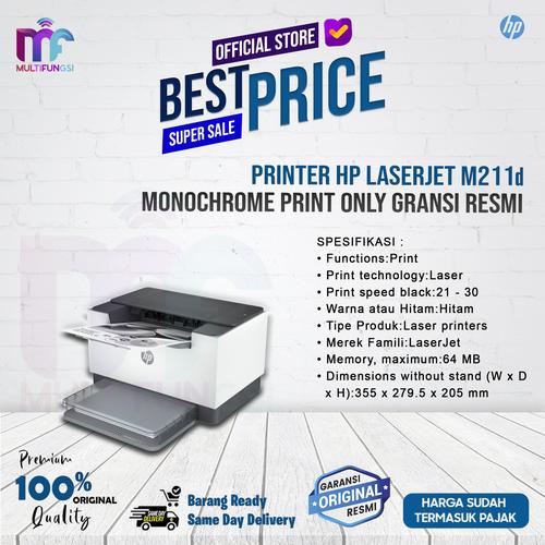 Jual Printer HP Laserjet M211D / 211D (9YF83A) Duplex Garansi Resmi ...