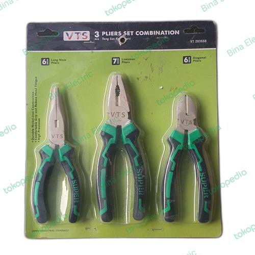 Jual Tang Set Kombinasi / Tang Kombinasi Set 3 Pcs / Tang Komplit 3pcs ...