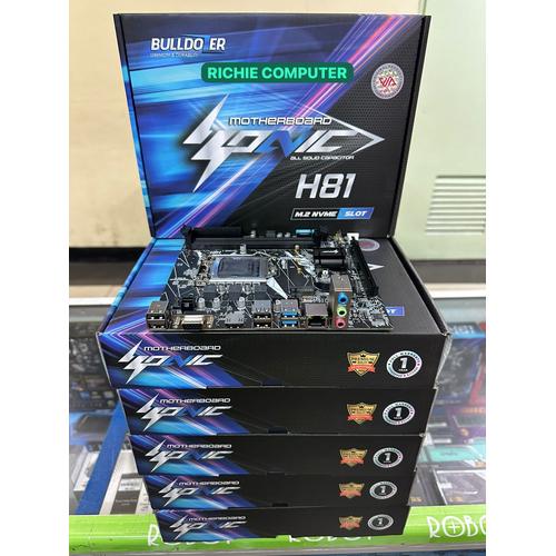 Jual MOTHERBOARD BULLDOZER H81 LGA 1150 NVME,HDMI,VGA,USB3.0 GARANSI ...