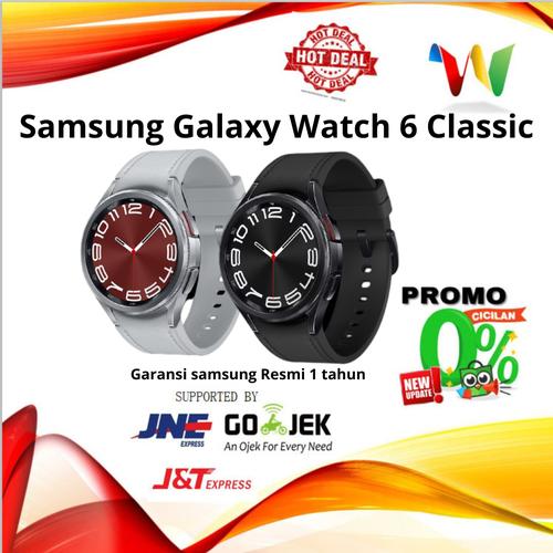 Promo Samsung Galaxy Watch 6 Classic 43mm 47mm Graphite Garansi Resmi ...