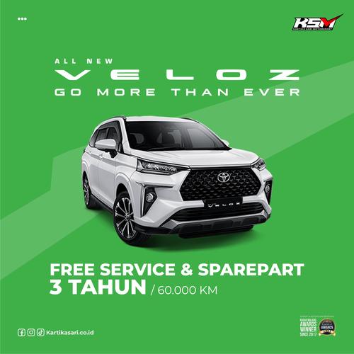 Promo Toyota All New Veloz - Putih, A/T Cicil 0% 3x - Kota Malang ...