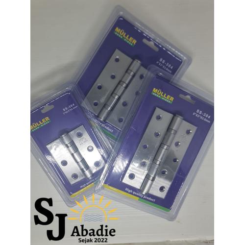 Jual Engsel Bearing Stainless Steel MULLER SS304 3/4/5/6/8 Inch - 4 IN ...