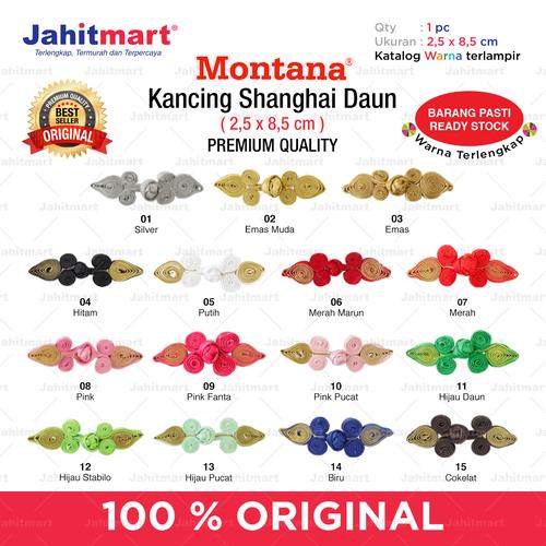 Jual Kancing Shanghai Daun Merk MONTANA - 10. Pink Pucat - Jakarta ...