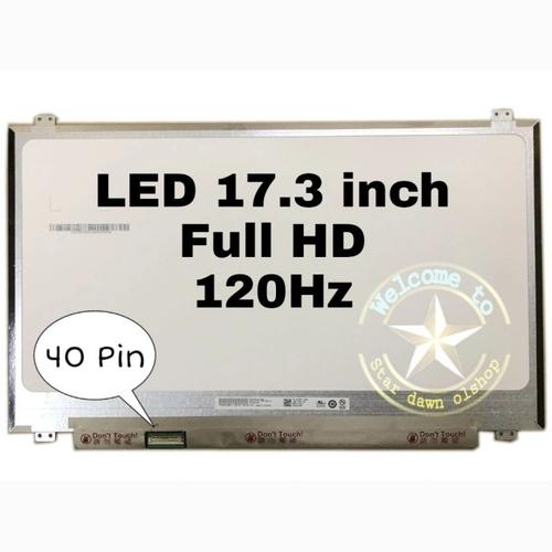 Jual LED LCD Laptop 17.3 Inch Slim 40 Pin 120Hz Full HD - 1920×1080 ...