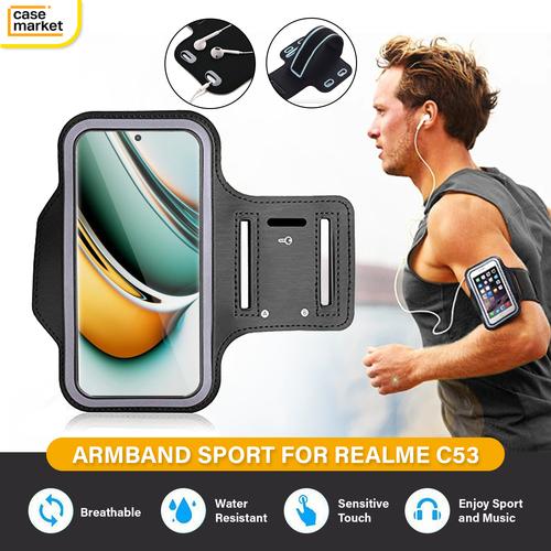 Jual Realme C53 Case Run Gym Jogging Sport Armband Phone Holder ...
