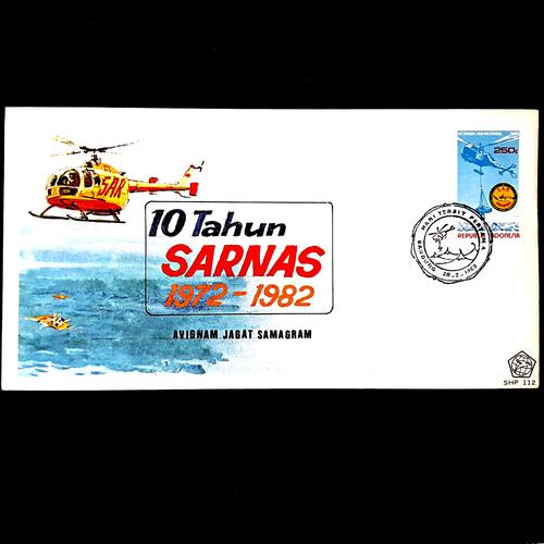 Jual Perangko Indonesia. Shp 10 tahun SARNAS (Sekarang BASARNAS ...