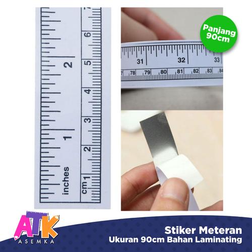 Jual meteran tempel meteran stiker penggaris tempel penggaris stiker ...