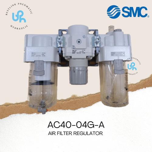 Jual AIR FILTER REGULATOR PNEUMATIC AC40-04G-A DRAT 1/2" SMC - Jakarta ...