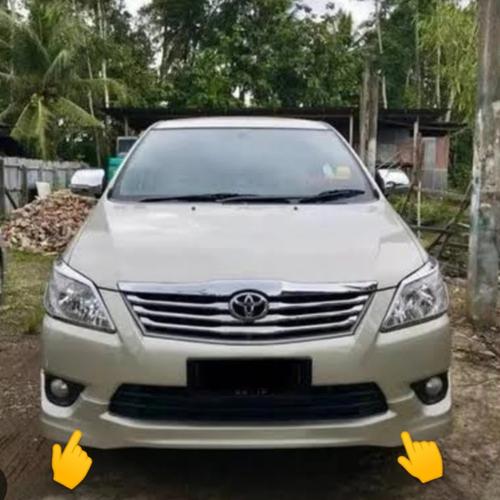 Jual Bodykit spoiler bumper depan innova luxury type V original ...