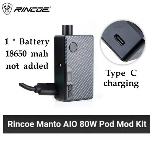 Jual Rincoe Manto AIO Carbon Black Edition with RBA Limited Edition 80W ...