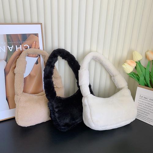 Jual Tas Tangan Wanita Bulu Beludru Korean Style Gwiyeo Fluffy Bag ...