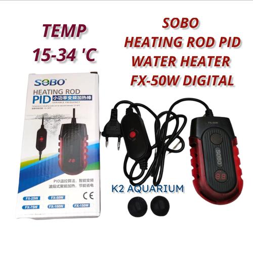 Jual SOBO HEATING ROD PID FX 50W FX 100W water heater pemanas air ...