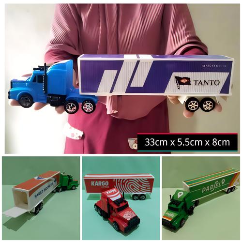 Jual Mainan Truk Kontainer Besar Edukasi Miniatur Truck Container ...