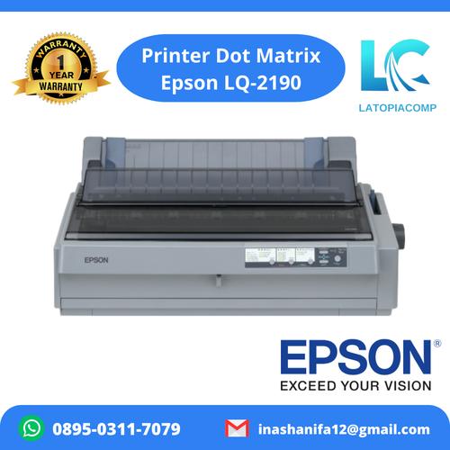Jual Printer Dot Matrix Epson LQ2190/ LQ 2190 - Jakarta Selatan ...