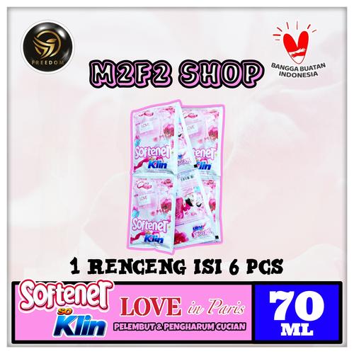 Jual So Klin Liquid Softener Parfum Love in Paris Sachet - 70ml (1 Renceng) - Jakarta Pusat ...