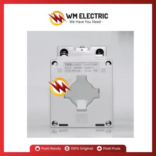 Jual Current Transformer 300/5A MSQ40 TAB - Kab. Bekasi - WM Electric ...