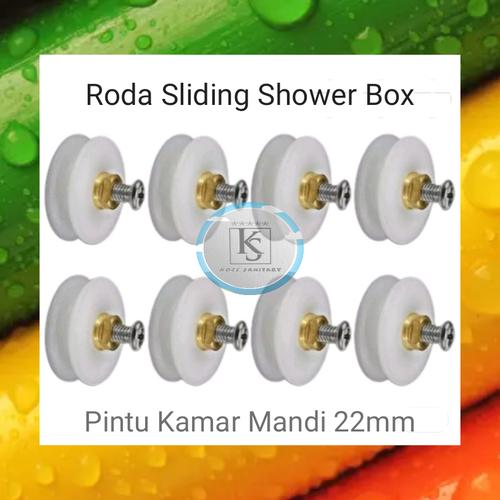 Jual Roda Sliding Kamar Mandi/Roller Pintu Kamar Mandi/Roda Shower Box ...
