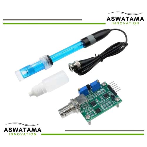 Jual Sensor Ph Meter Module Ph-4502c With Probe Electrode For Arduino ...