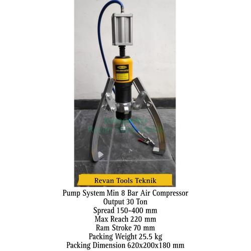Jual Treaker Gear Puller Air Hydraulic 30Ton Bearing Hidrolik Angin ...