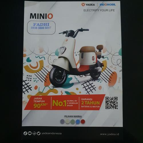 Jual Brosur Yadea Minio ( flyer ) - Kota Semarang - BESIEGE_HOBBY ...