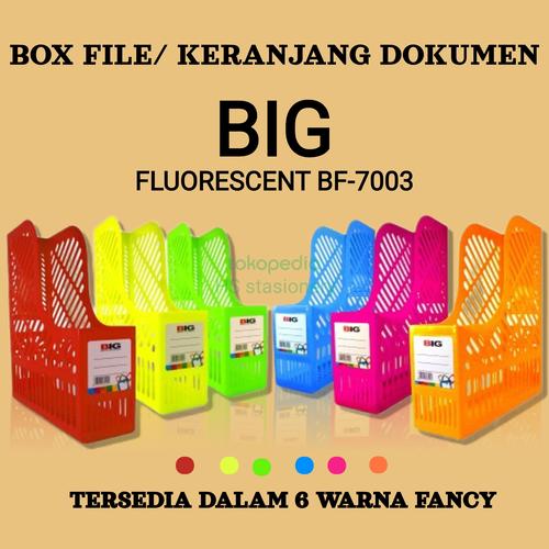 Jual BOX FILE FLUORESCENT BIG - 7003 / Box File Plastik/ Keranjang ...