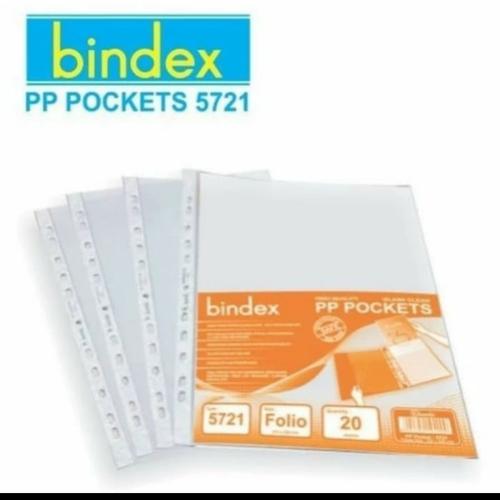 Jual map plastik/pp pocket Folio/F4 5721/ 1 pak 20 shet - Jakarta Barat ...