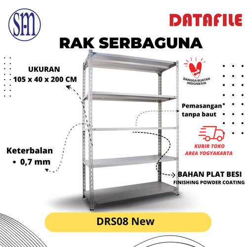 Promo Rak Arsip Rak Arsip Besi Rak Serba Guna DRS08 NEW - Dirakit - Kab ...
