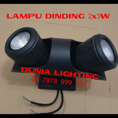 Jual LAMPU DINDING LED 2x3 Watt WARM WHITE WALL LAMP LED 2 x 3 Watt ...