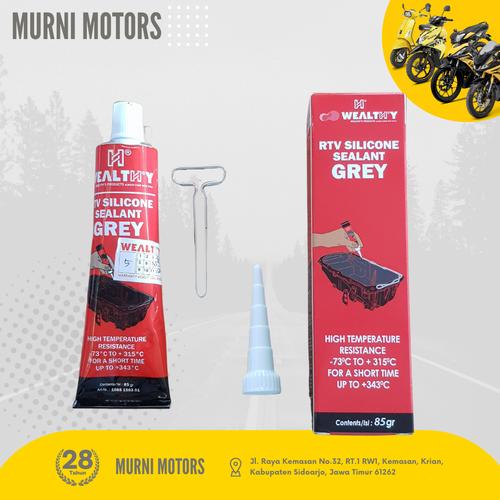 Jual Lem Gasket | Lem Paking | WEALTHY RTV Silicone Sealant 85 gr - Kab ...