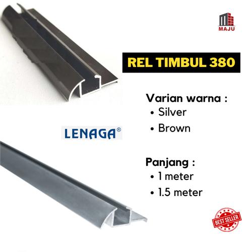 Jual REL LEMARI AS TIMBUL SD 380 PINTU LEMARI GESER SLIDING - Silver , 1 meter - Kota Makassar ...