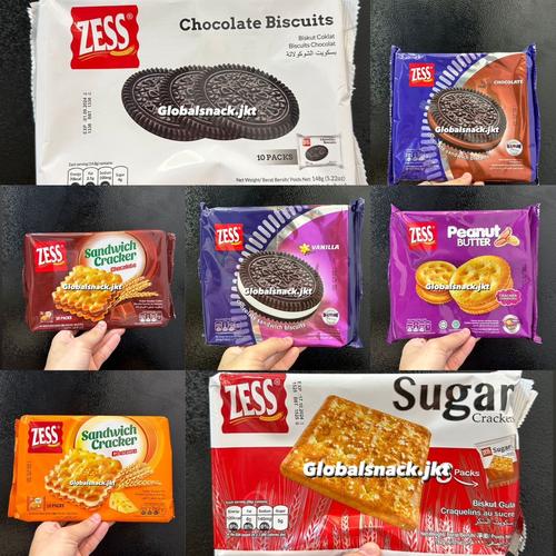 Jual ZESS SUGAR CREAM CRACKERS / CHOCOLATE BISCUIT / CHOCOLATE SANDWICH ...