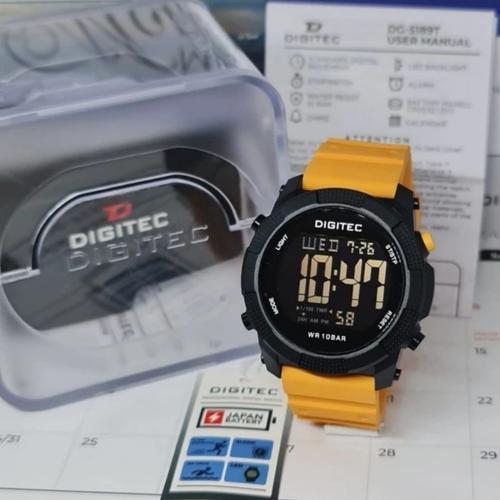 Jual Jam Tangan Digitec Pria DG5189 Digital Rubber Kuning Original ...
