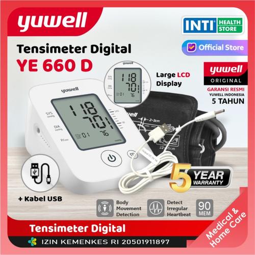 Promo Yuwell | Tensimeter Digital YE 660 D | Blood Preasure Monitor ...