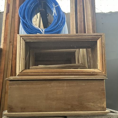 Jual Roster Kayu Roster Kayu 2 Muka + Ram Nyamuk Angin Angin Pintu ...