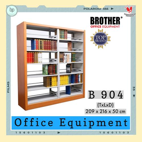 Jual Rak Buku Brother B 904-Rak Buku Besi 2 Muka Double-BeliPartisi ...