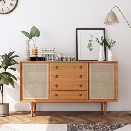Jual Drawer cabinet kayu jati minimalis rotan - Kab. Jepara ...