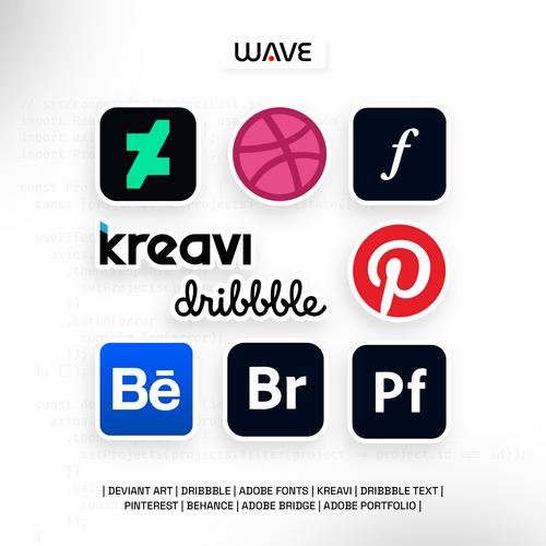 Jual Cutting Sticker IT Desain Grafis Waterproof - Dribbble, Behance ...