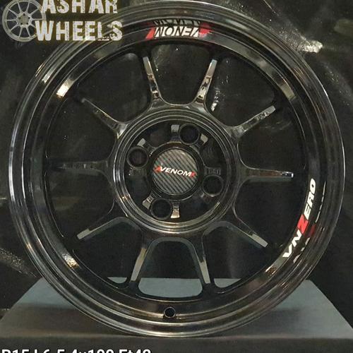 Jual velg mobil rep venom r15 4x100 flow forget jazz yaris raize vios ...